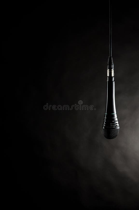 Microphone hanging stock photo. Image of grab, grip, loud - 45703774