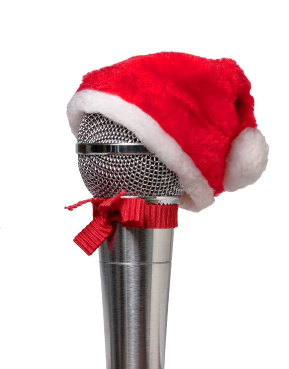 Microphone in the hat stock photo. Image of media, recording - 11106900