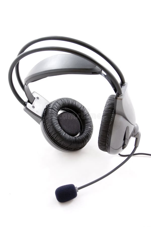 Microphone headset stock image. Image of gaming, talk - 1591827