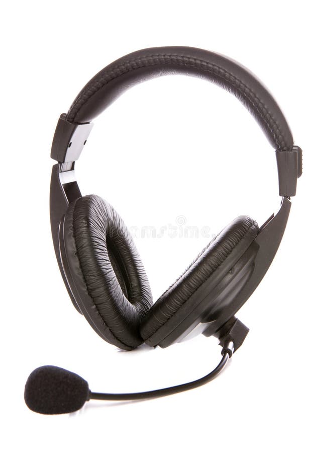 Microphone and Headset stock photo. Image of communication - 15949850
