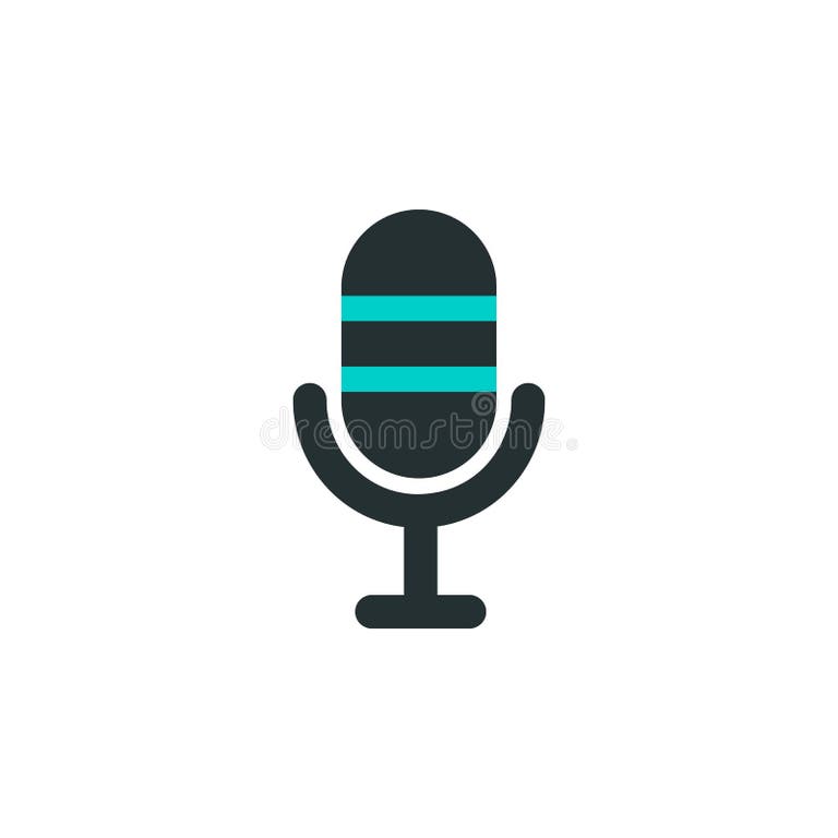 Microphone Icon. Element of Web Icon with One Color for Mobile Concept ...