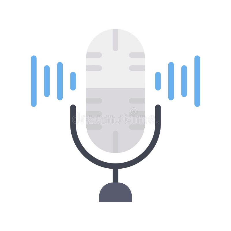 Microphone Icon Image. stock vector. Illustration of icon - 284238589