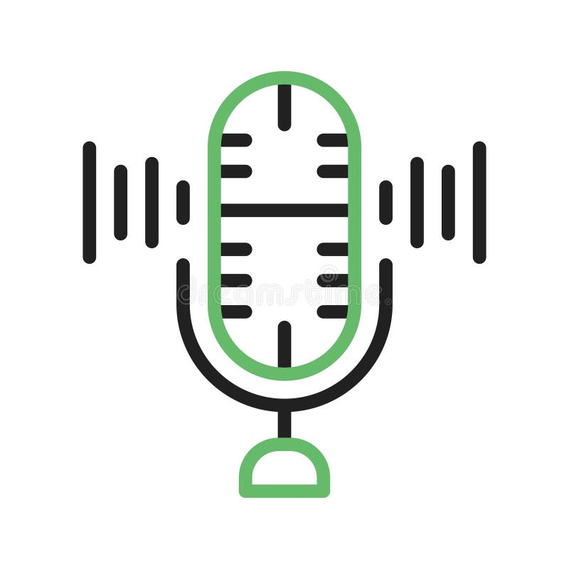 Microphone Icon Image. stock illustration. Illustration of symbol ...