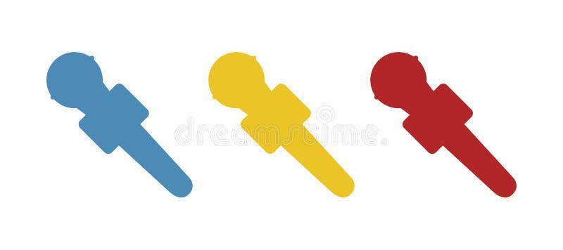 Microphone Icon for Interview, Vector Illustration Stock Vector ...