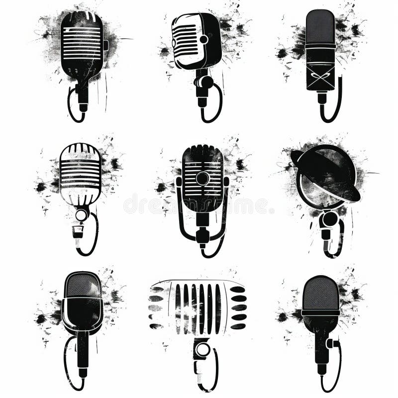 Graffiti Microphone Stock Illustrations – 912 Graffiti Microphone Stock ...