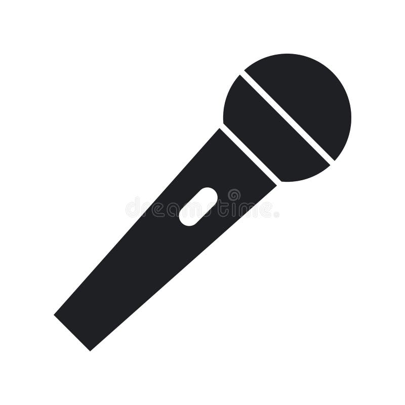 Microphone Icon, Flat Design Style, Vector Illustration Stock Vector ...