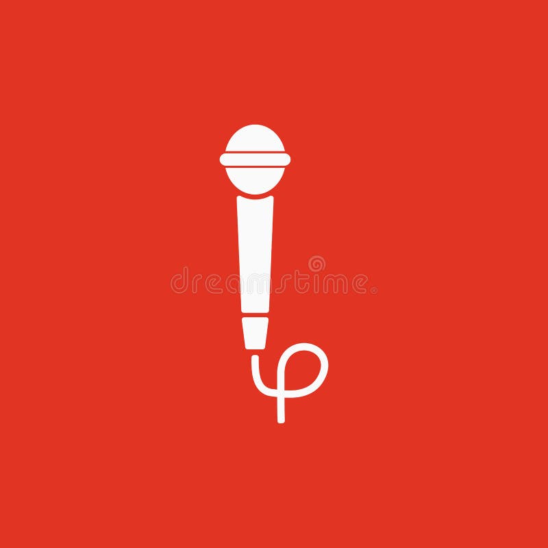 The Microphone Icon. Sound Symbol Stock Vector - Illustration of ...