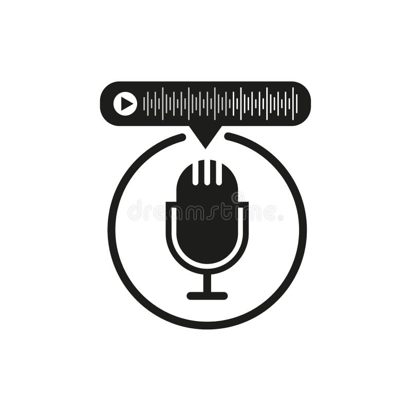 Microphone Icon Sound. Vector Illustration Stock Vector - Illustration ...