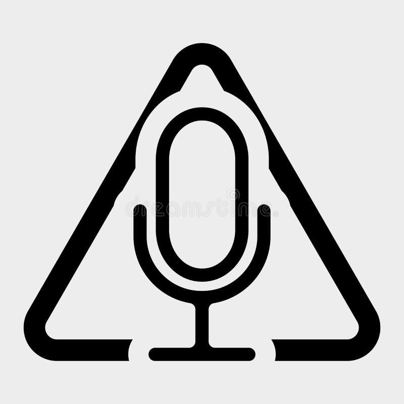 Microphone Icon Symbol Sign Isolate on White Background,Vector ...