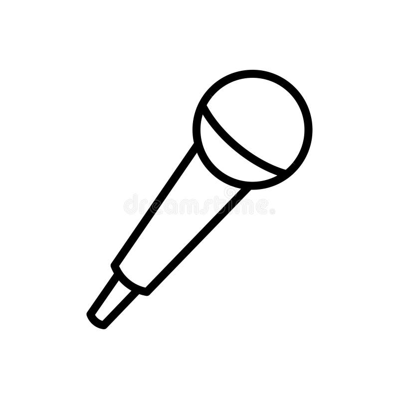 Microphone Icon Vector Design Template Basic RGB Stock Illustration ...