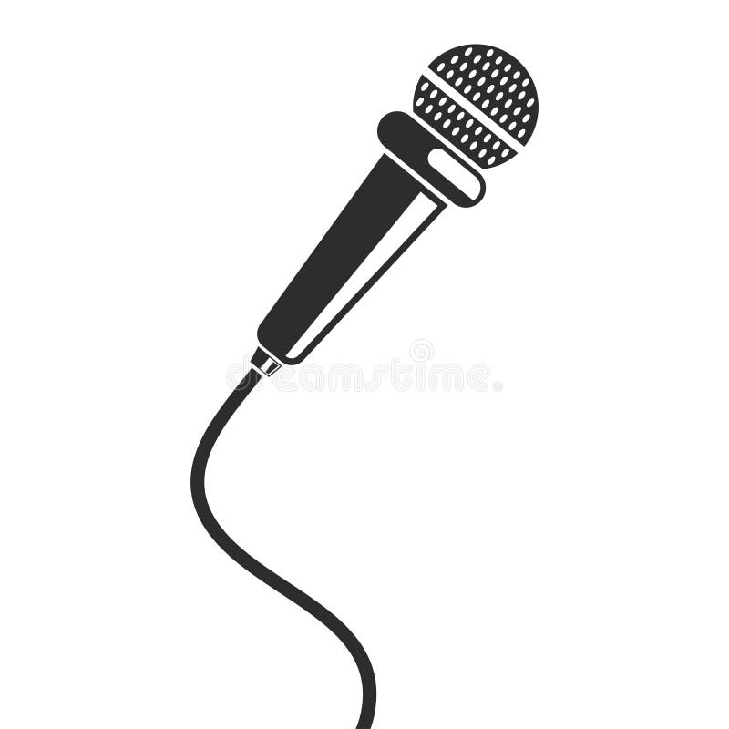 Microphone Icon Vector Element Design Template Stock Vector ...