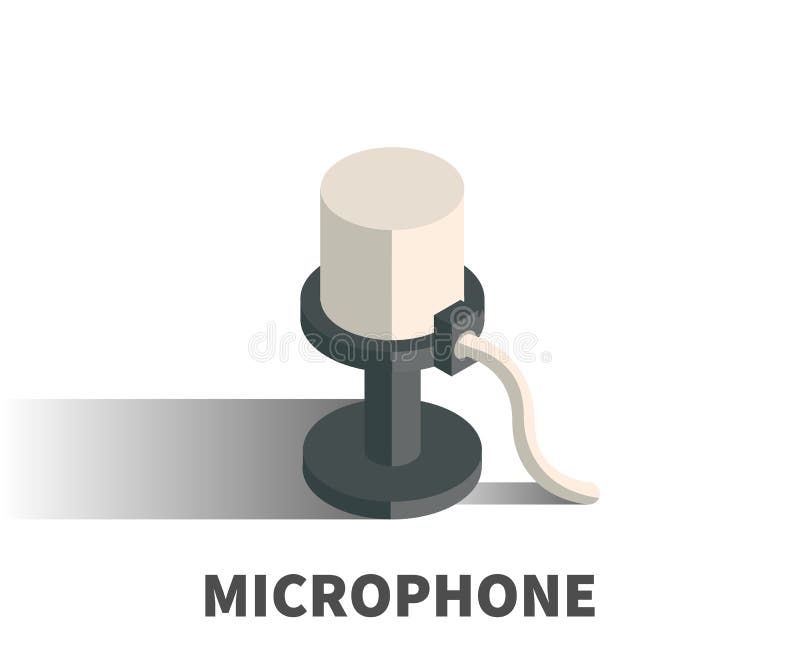 Isolated Geometric Microphone Stock Illustrations – 535 Isolated ...