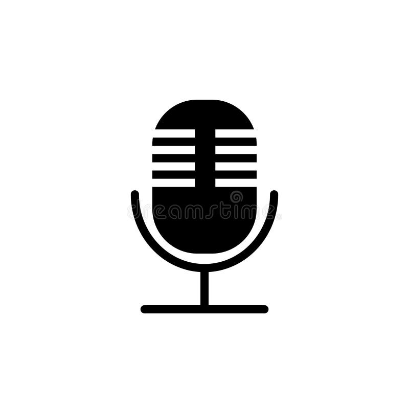 Microphone Icon. Voice Chat Symbol. Vector EPS10 Stock Illustration ...