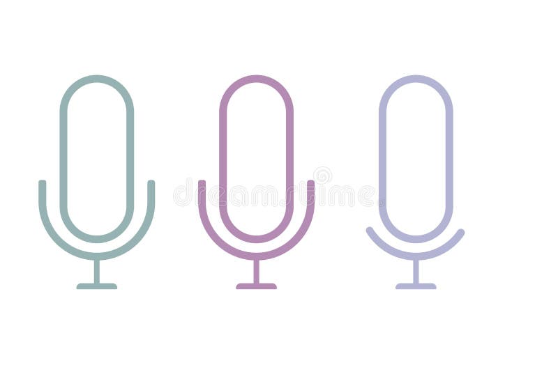 Microphone Icon for Interview, Vector Illustration Stock Vector ...