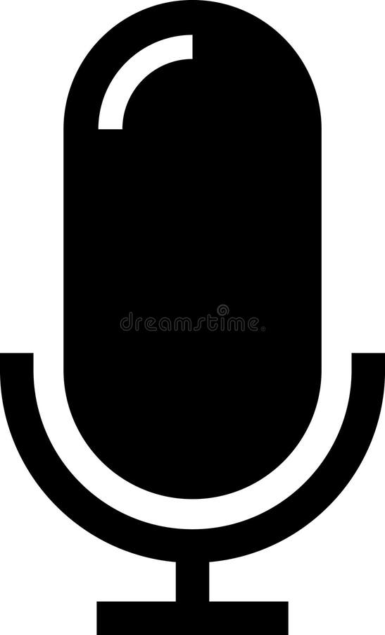 Microphone Icons Set. Podcast Microphone. Karaoke Mic Web and Mobile ...