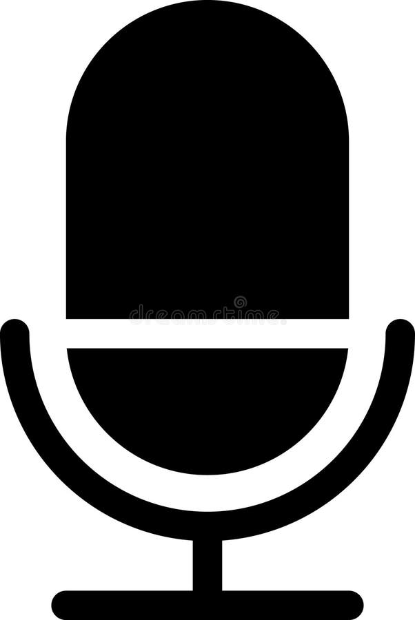 Microphone Icons Set. Podcast Microphone. Karaoke Mic Web and Mobile ...