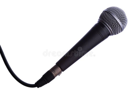 Microphone isolated stock image. Image of instrument, direction - 556925