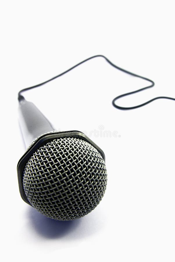 Microphone isolated stock image. Image of closeup, musical - 7123701