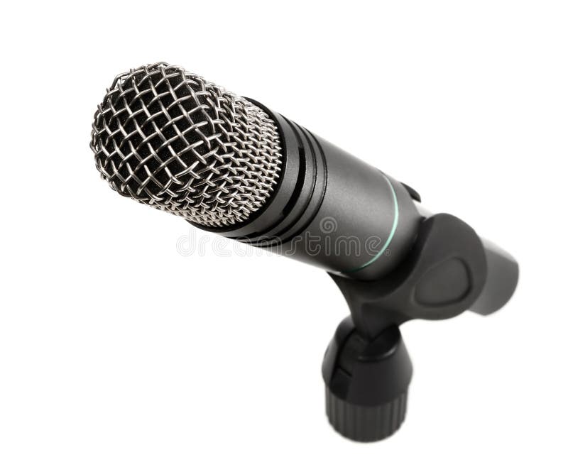 Blank news microphone stock photo. Image of information - 169291634