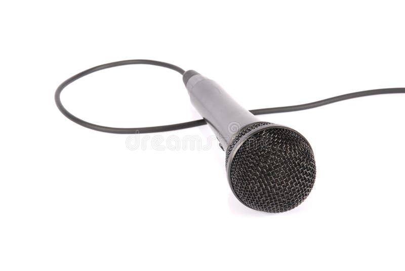 Studio Talkback Microphone stock photo. Image of feedback - 28300