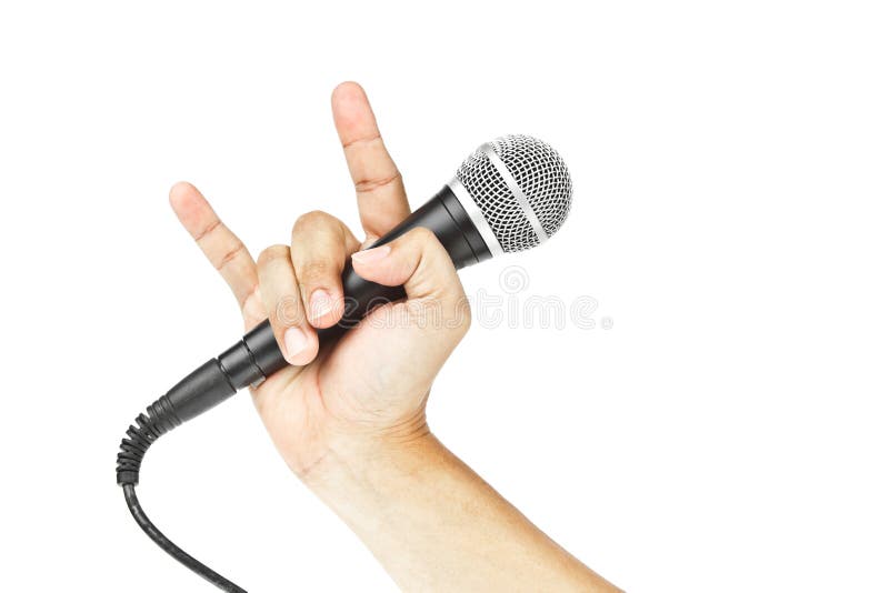 Microphone flying stock image. Image of microphone, music - 3294801