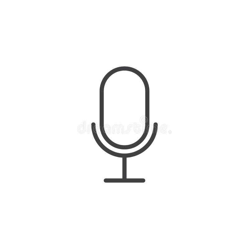 Mic Line Icon Stock Illustrations – 12,165 Mic Line Icon Stock ...