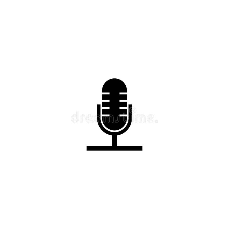 Microphone Logo Icon Design Stock Vector - Illustration of icon ...