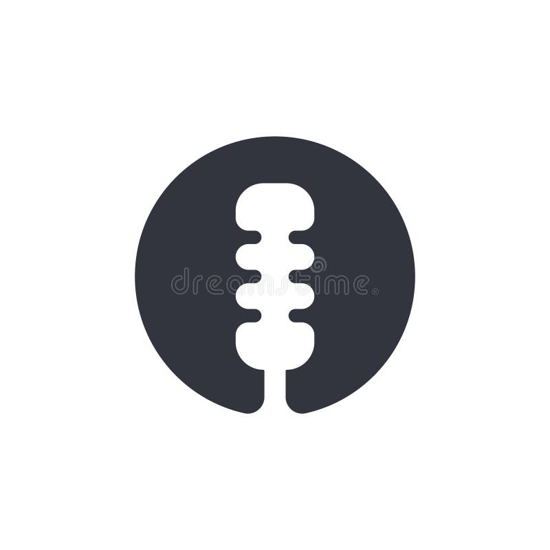 Microphone Logo Template Icon Stock Vector - Illustration of logo ...