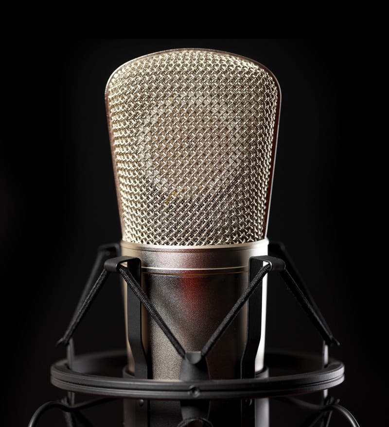 Microphone Macro stock image. Image of music, macro, metel - 71646121