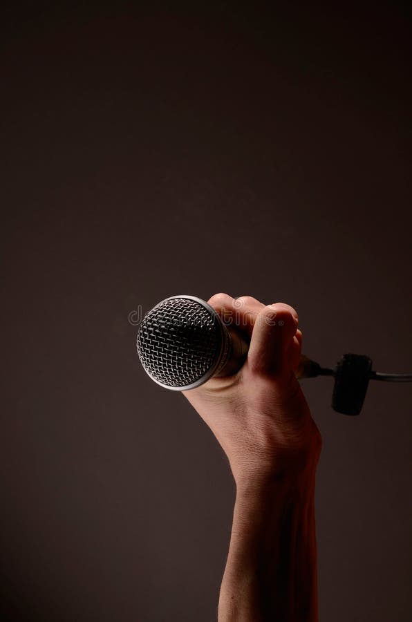 Microphone stock photo. Image of singer, finger, studio - 51913876