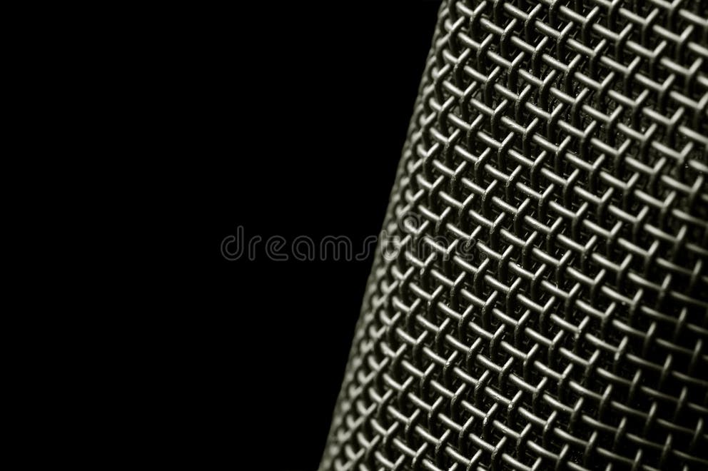 Microphone mesh stock photo. Image of electronic, broadcasting - 4567460