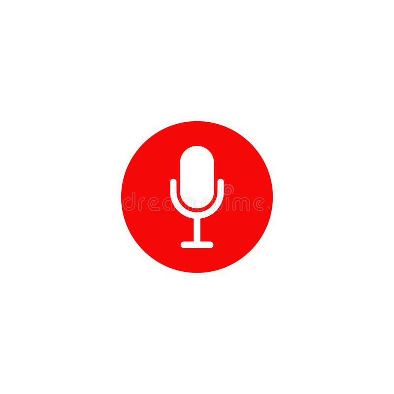 Microphone Mic Icon Logo Design Vector Illustration Template Stock ...