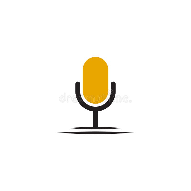 Microphone Mic Icon Logo Design Vector Illustration Template Stock ...