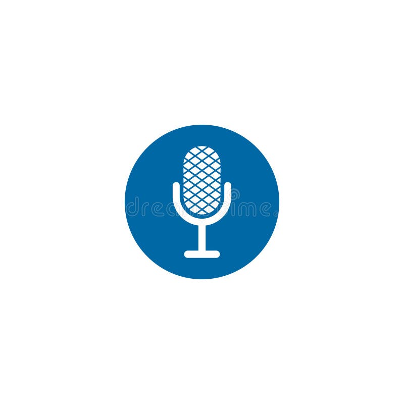 Microphone Mic Icon Logo Design Vector Illustration Template Stock ...