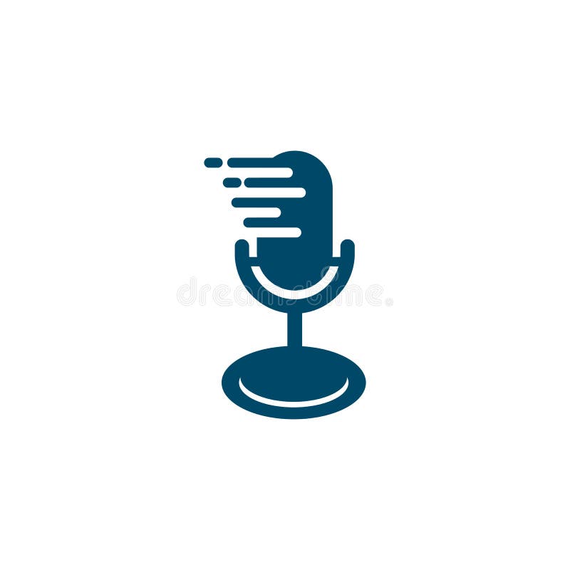 Microphone Mic Icon Logo Design Vector Illustration Template Stock ...