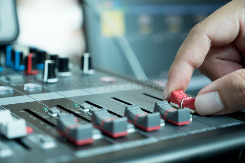 Microphone control panel stock image. Image of news, audio - 30791725