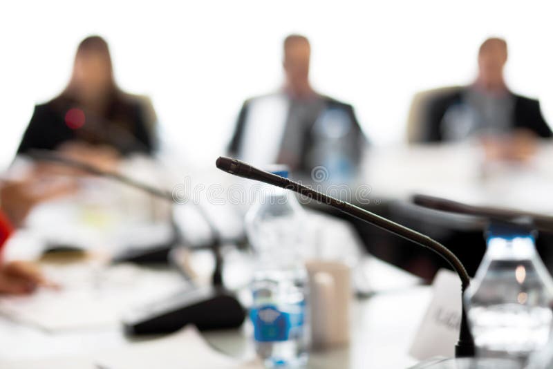 Microphone stock image. Image of business, presentation - 31893121