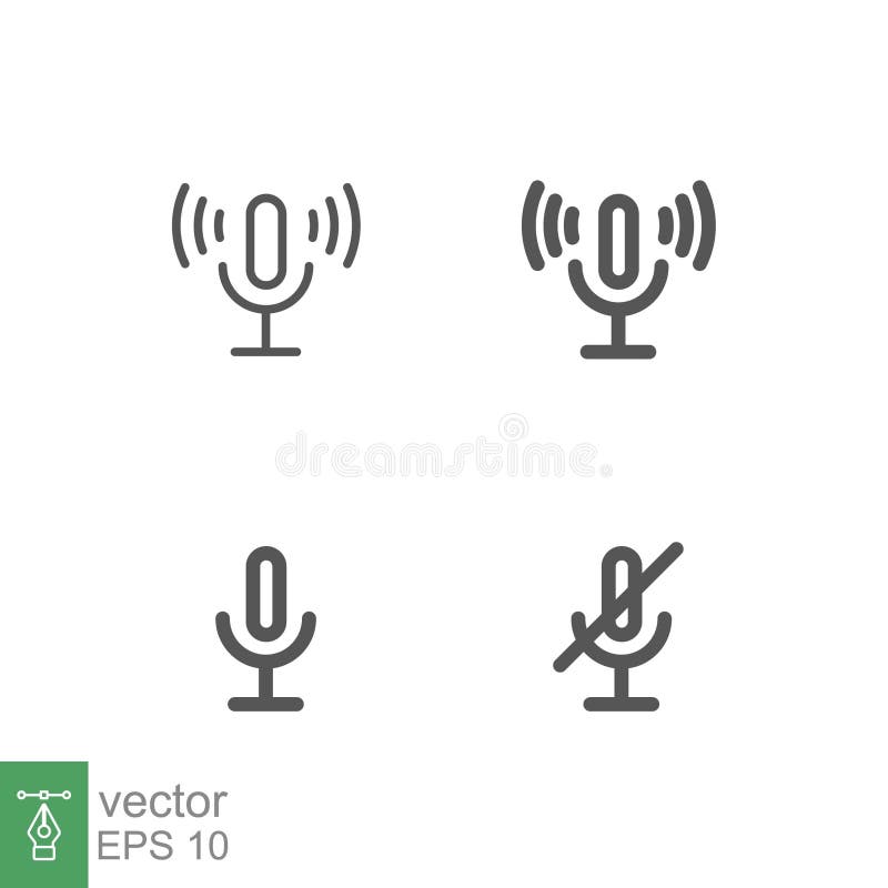 Muted Mic Stock Illustrations – 513 Muted Mic Stock Illustrations ...