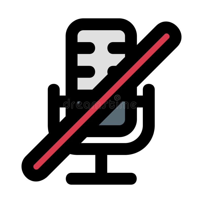 Microphone Off Icon Stock Illustrations – 2,639 Microphone Off Icon ...