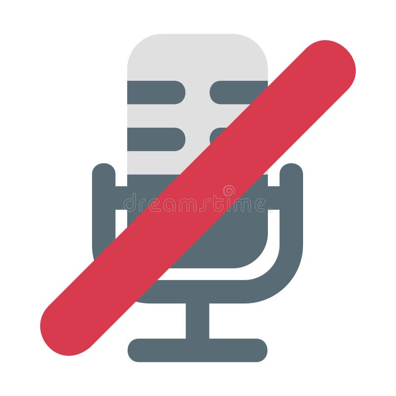 Microphone Off Icon Stock Illustrations – 2,639 Microphone Off Icon ...