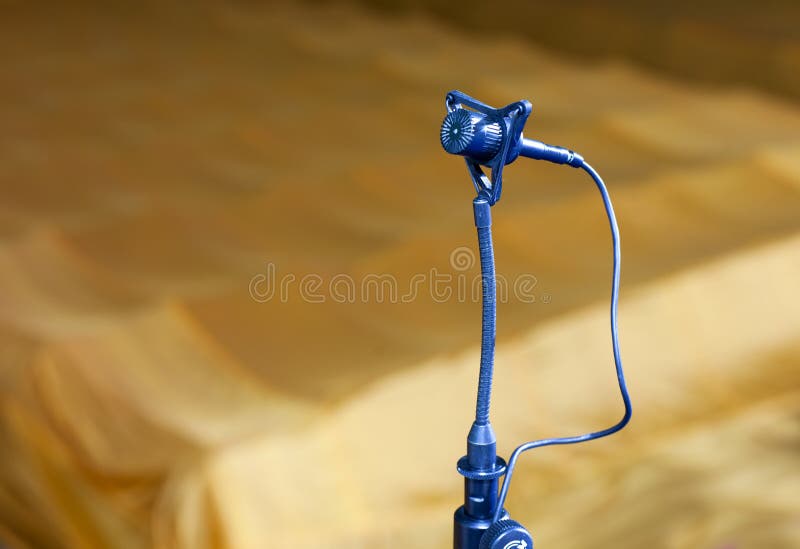 A Microphone in the Opera House Stock Image - Image of lights, event ...