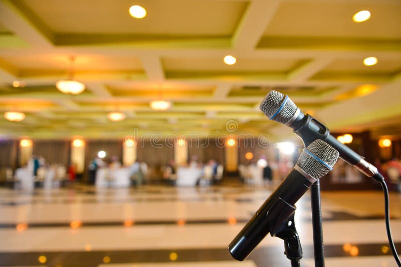 Microphone of the Orchestra Stock Image - Image of concert, musical ...