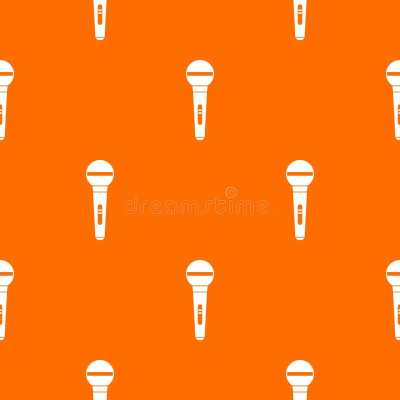 Microphone Pattern Seamless Stock Vector - Illustration of ...