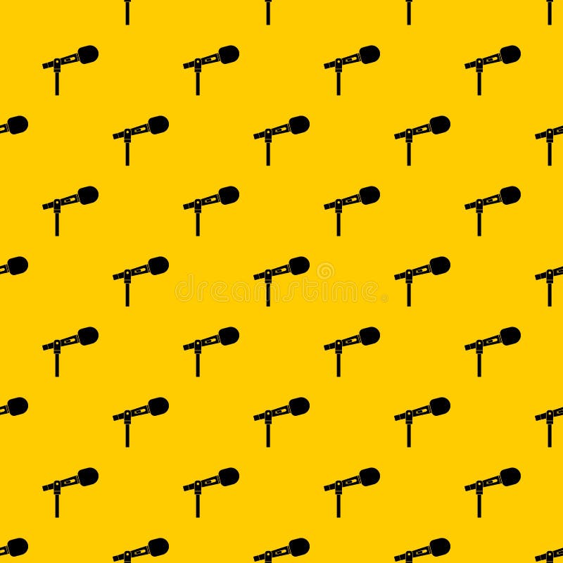 Microphone Dot Pattern Icon. Microphone Dotted Icon Isolated on White ...