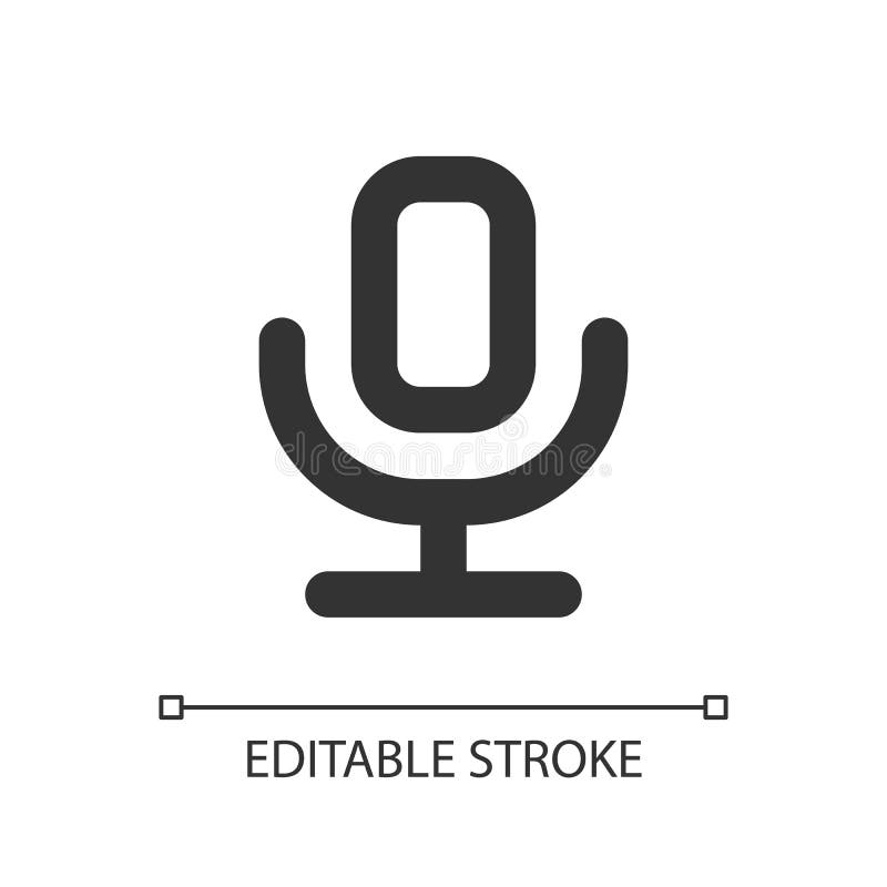 Microphone Font Stock Illustrations – 2,619 Microphone Font Stock ...