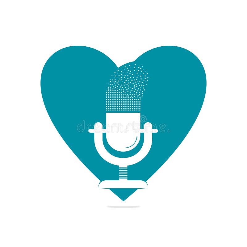 Podcast Heart Stock Illustrations – 678 Podcast Heart Stock ...