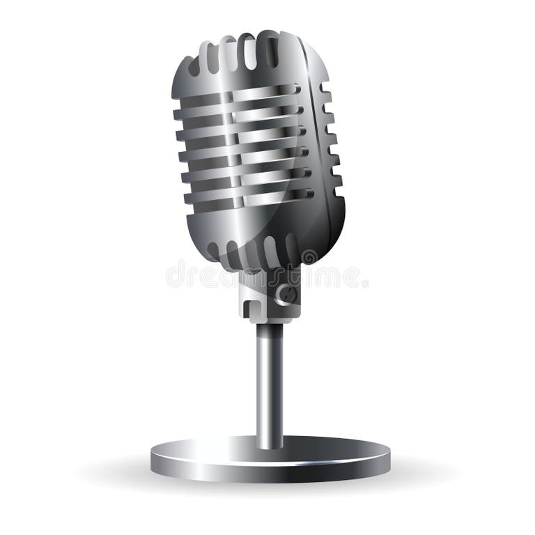 Microphone posters vector stock vector. Illustration of entertainment ...