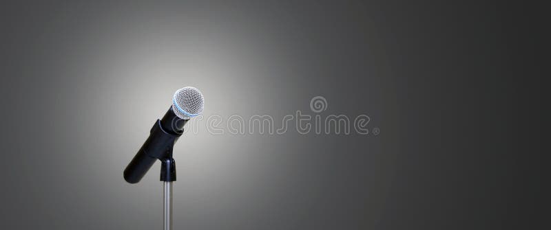 Microphone for Press Conference Speaker Report Interview Concepts or ...