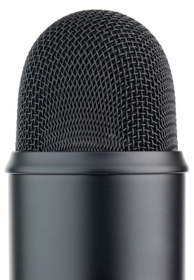 Microphone. Professional Dynamic or Condenser Microphone Stock Photo ... Microphone. Professional Dynamic or Condenser Microphone Stock Photo ...