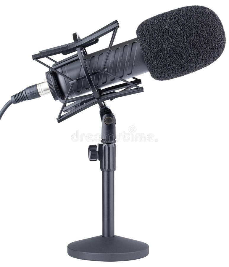 Microphone. Professional Dynamic or Condenser Microphone Stock Image ...